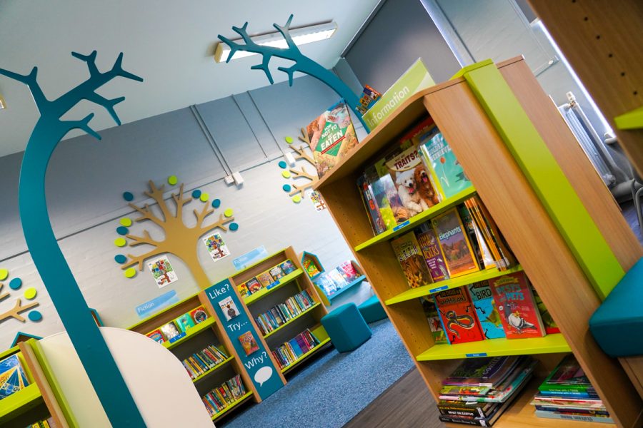 Jervoise School welcome their new ‘colourful and adventurous library ...